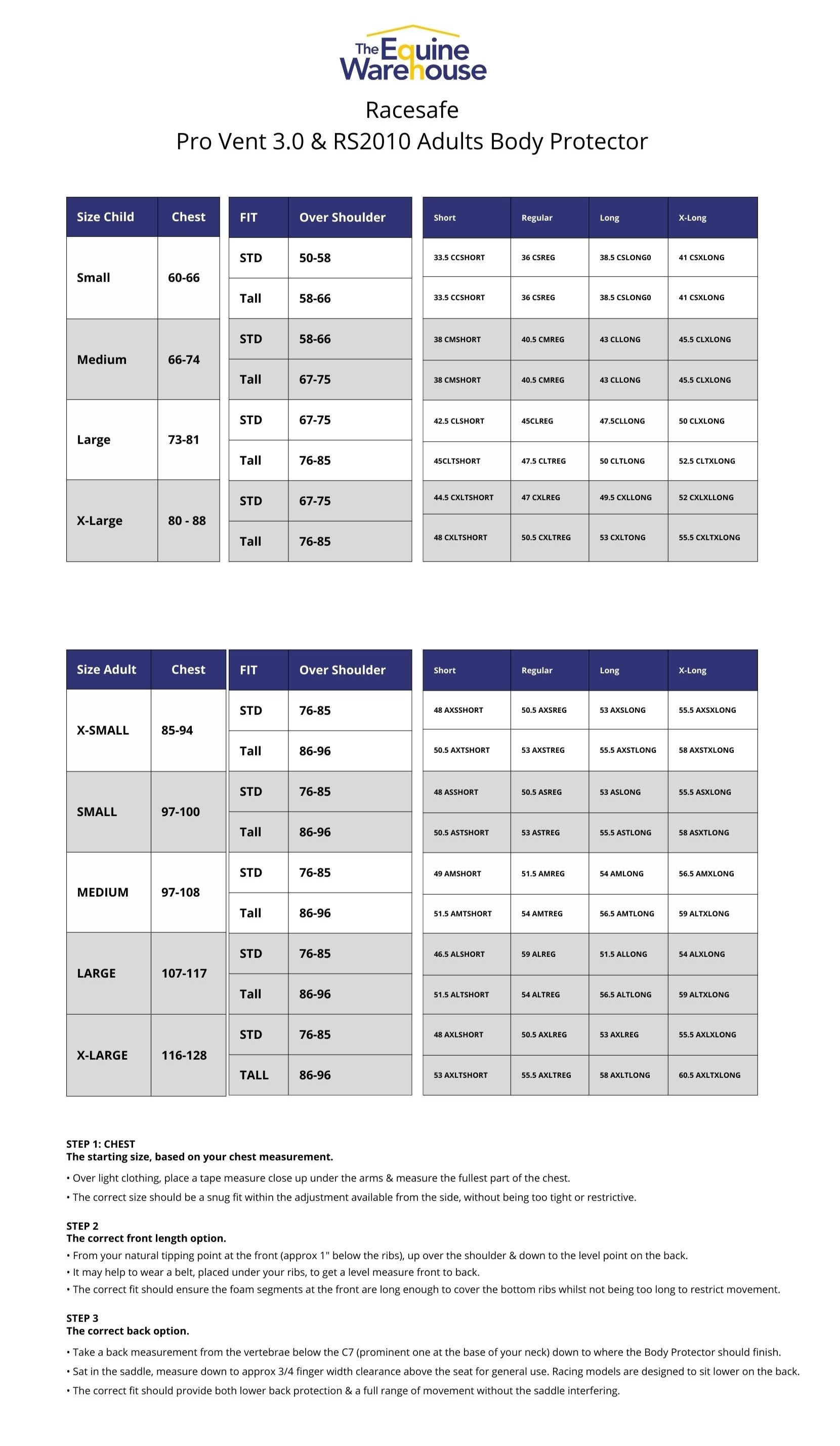 Racesafe Racesafe PRORACE 3.0 - BLACK -2018 Standard